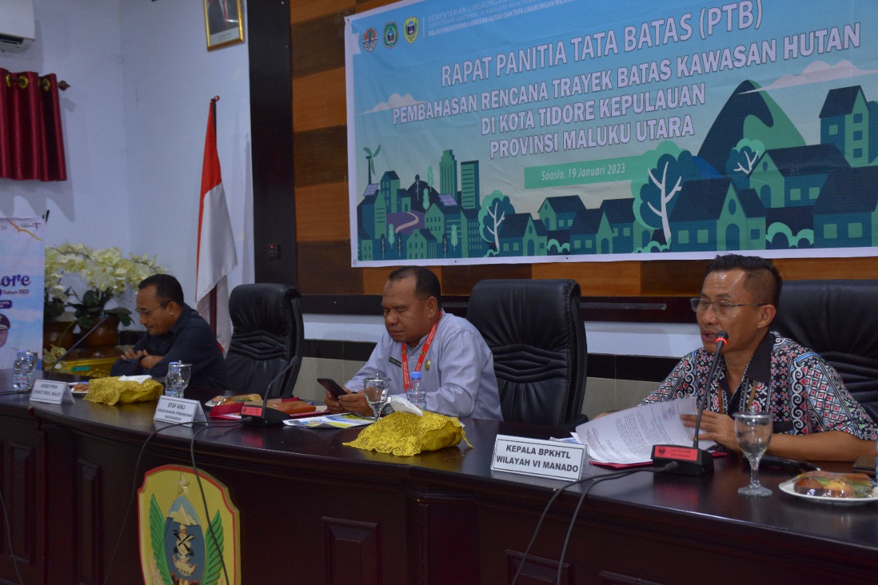 PTB Bahas Batas Kawasan Hutan Kota Tidore | Borero.id